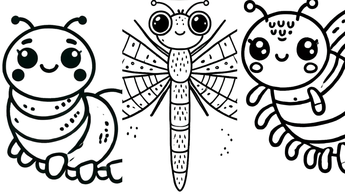 Buzz with Bugs coloring pages