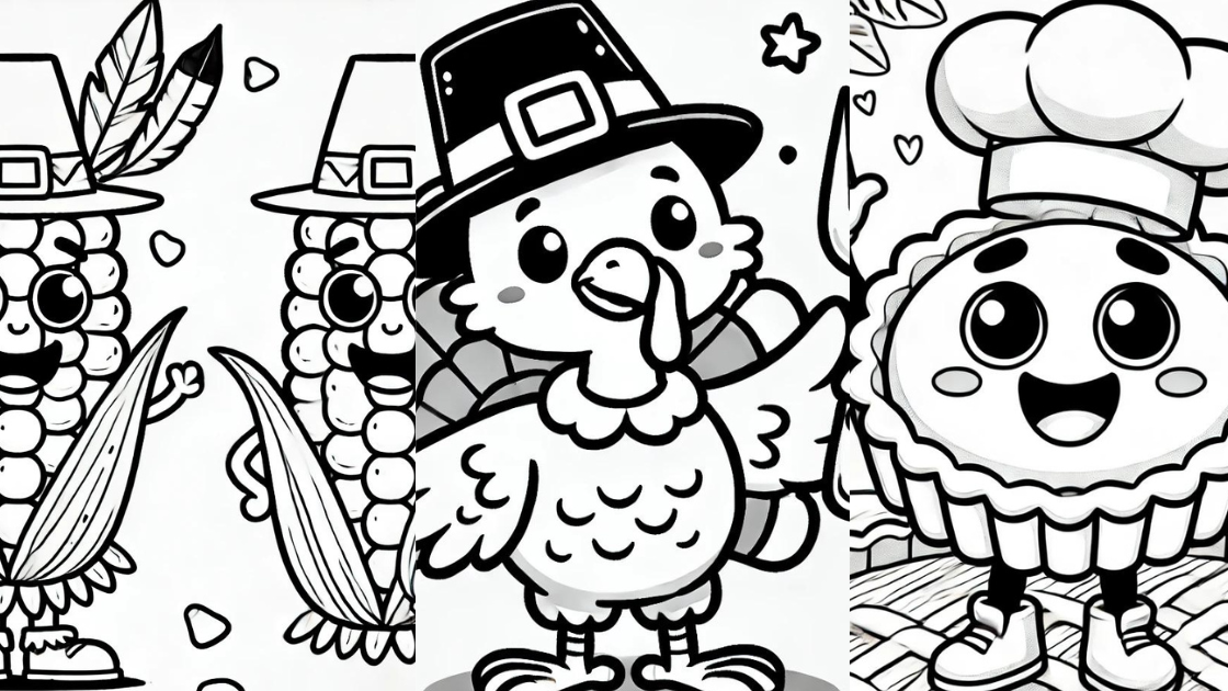 Thanksgiving Coloring Pages : A fun way to enjoy festive season